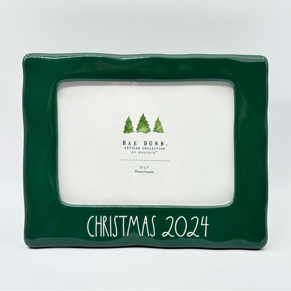 Rae Dunn | Holiday | Rae Dunn Christmas 224 Ceramic Photo Picture Frame ...